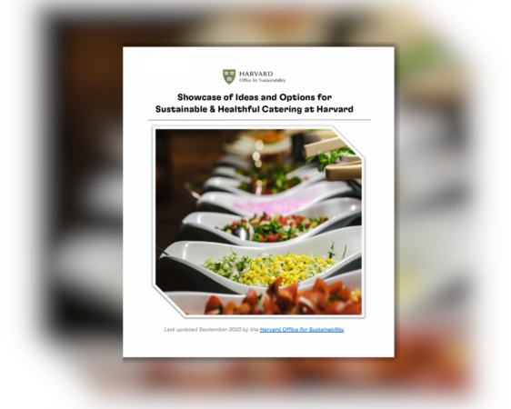 Sustainable Meetings and Events - Harvard Office for Sustainability