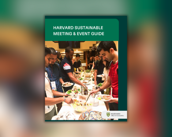 Sustainable Meetings and Events - Harvard Office for Sustainability