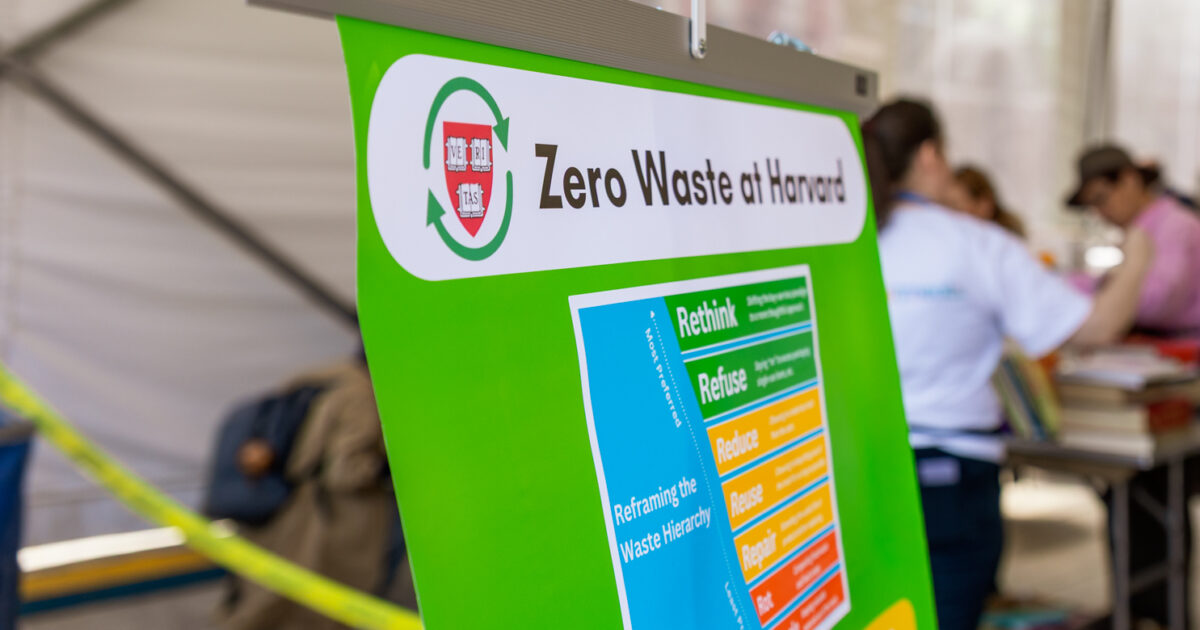 2025 Zero Waste Month - Harvard Office for Sustainability
